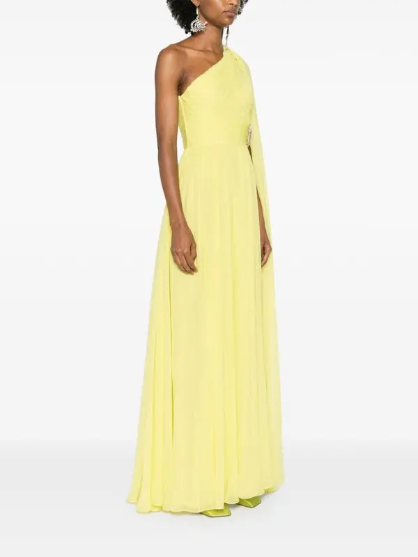 Elie Saab Draped One-shoulder Gown