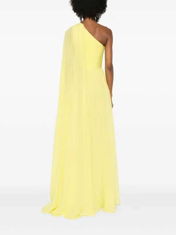 Elie Saab Draped One-shoulder Gown
