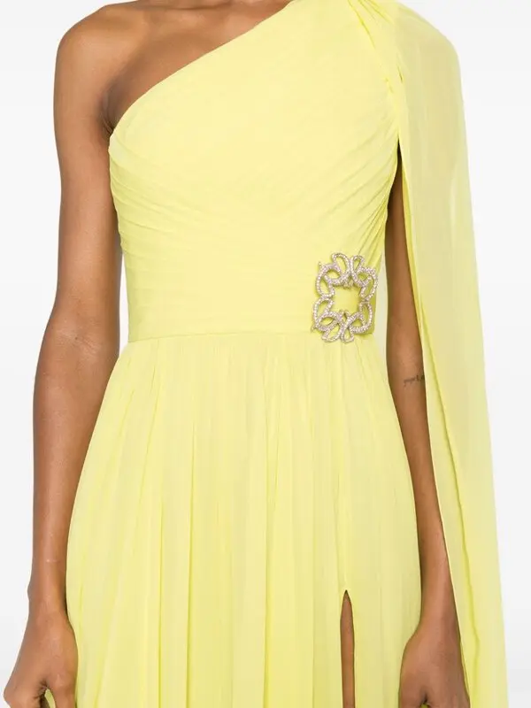 Elie Saab Draped One-shoulder Gown
