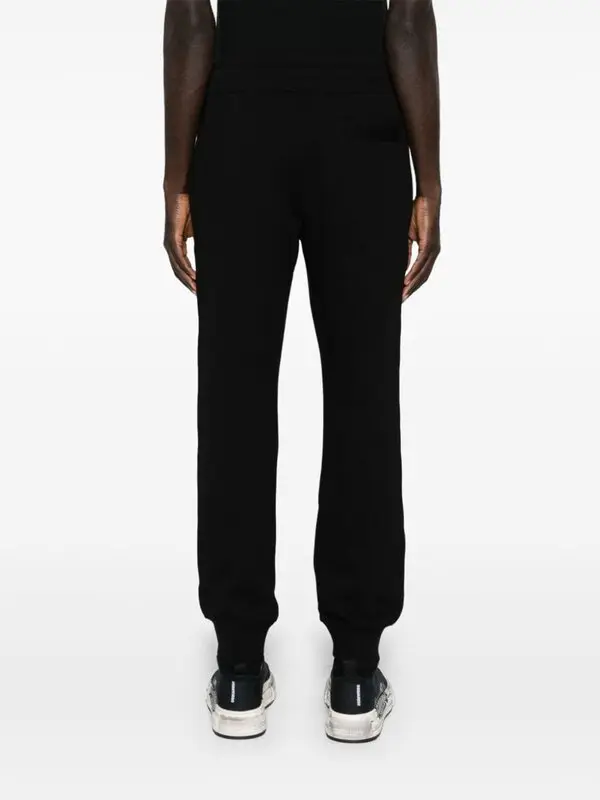 Versace Logo-embroidered Cotton Track Pants