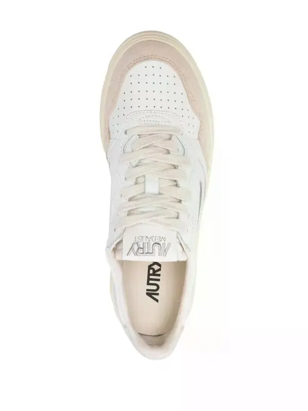 AUTRY Medalist Panelled Sneakers - White