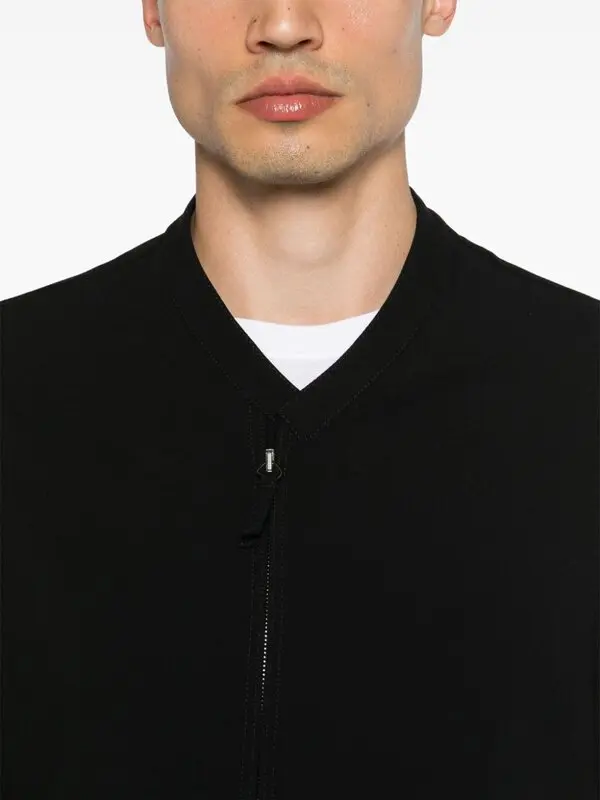 Giorgio Armani Wool Zip-up Jacket And Trousers Set