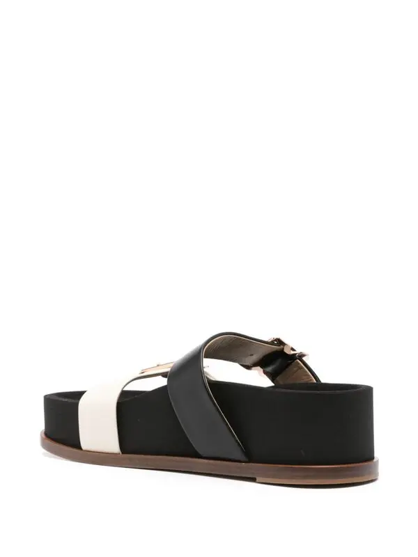 Gabriela Hearst Wren Platform Sandals - Black
