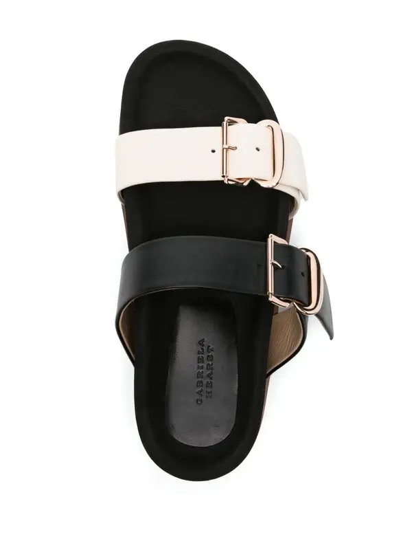 Gabriela Hearst Wren Platform Sandals - Black