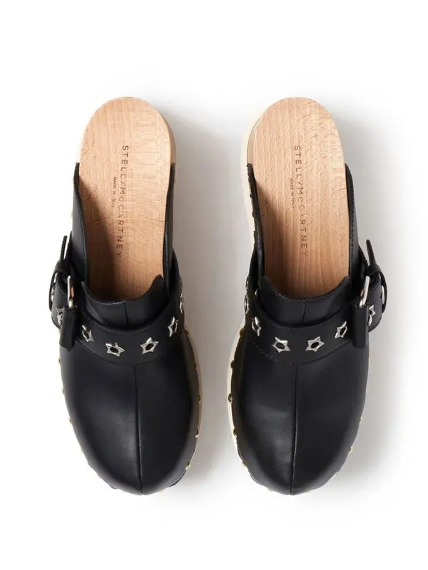 Stella McCartney Elyse 100mm Stud-embellished Sandals - Black