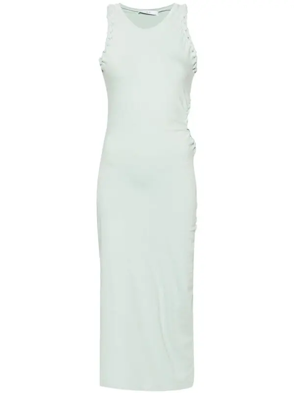 IRO PARIS Amel Twist-detail Dress - Green