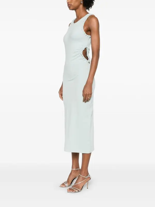 IRO PARIS Amel Twist-detail Dress - Green