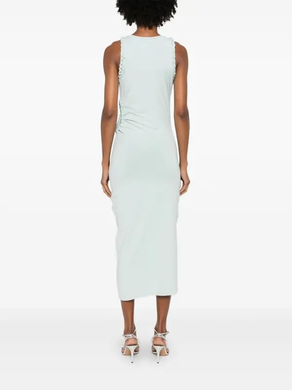 IRO PARIS Amel Twist-detail Dress - Green