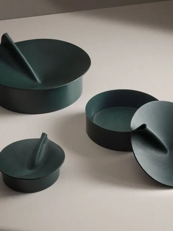 UNIQKA Small Rotonda Circular Trinket Box