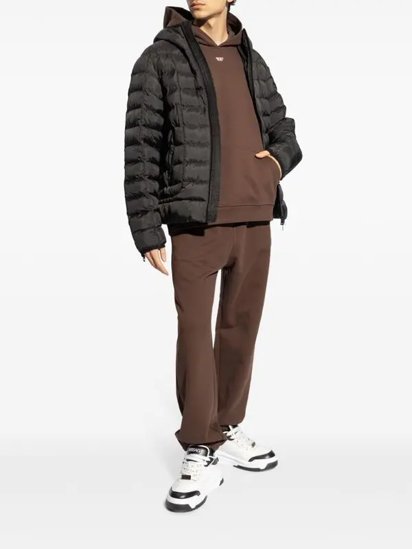 DIESEL® Logo-appliqué Puffer Jacket