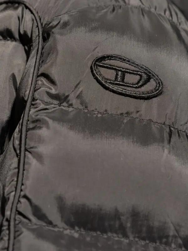 DIESEL® Logo-appliqué Puffer Jacket