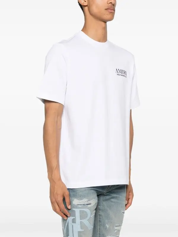 Amiri Bones Stacked Cotton T-shirt - White