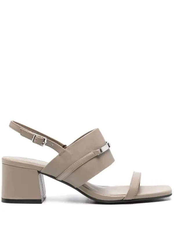 Calvin Klein 45mm Slingback Leather Sandals