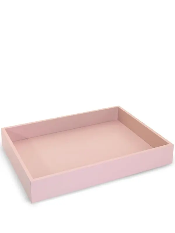 SCHÖNBUCH Large Tally Wooden Valet Tray - Pink