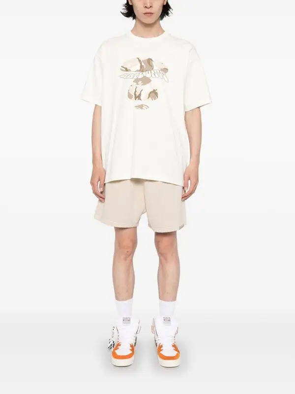 AAPE BY *A BATHING APE Logo-embroidered Jersey Track Shorts