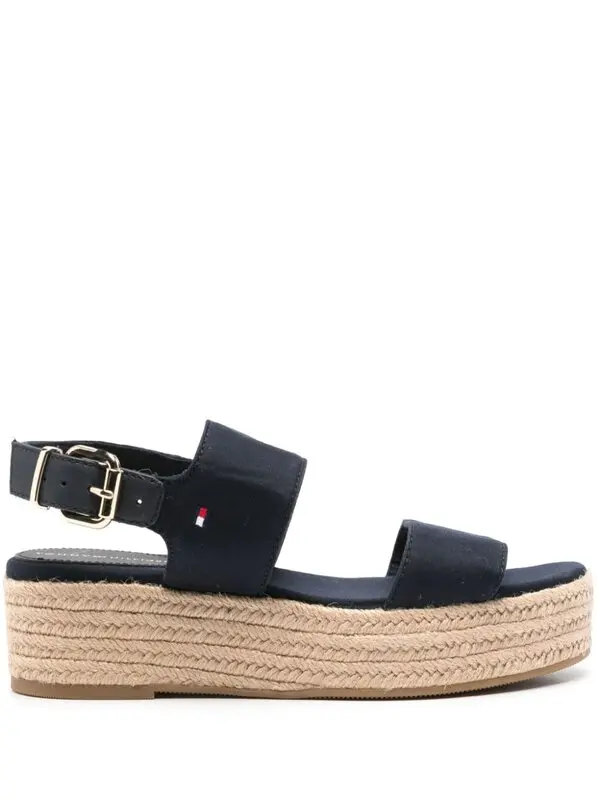 Tommy Hilfiger Canvas Platform Espadrilles