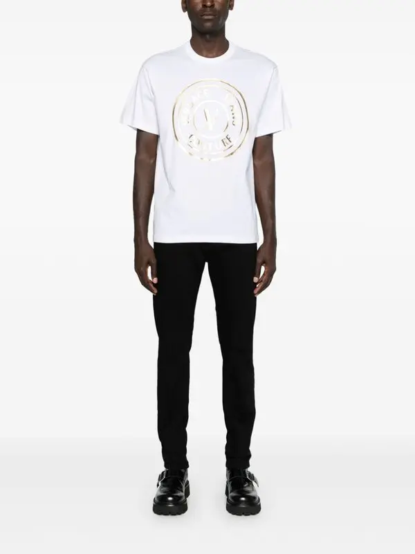 Versace Logo-print Cotton T-shirt