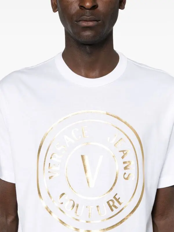 Versace Logo-print Cotton T-shirt