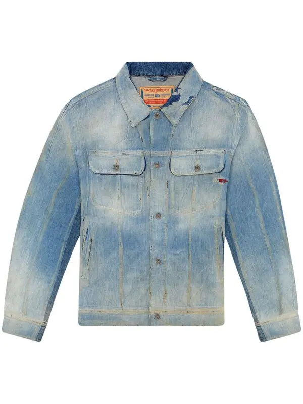 DIESEL® Distressed Denim Jacket