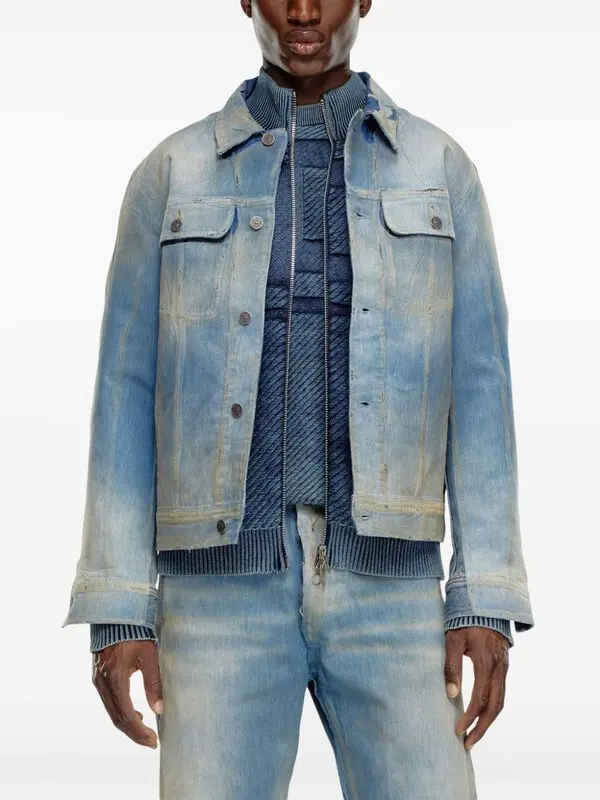 DIESEL® Distressed Denim Jacket