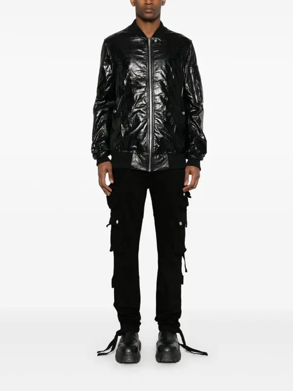 Rick Owens Classic Flight Leather Bomber Jacket