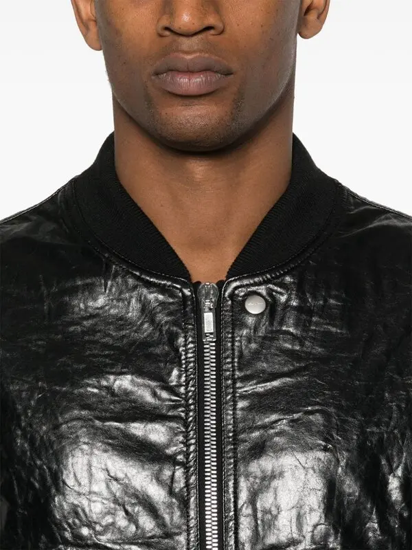 Rick Owens Classic Flight Leather Bomber Jacket