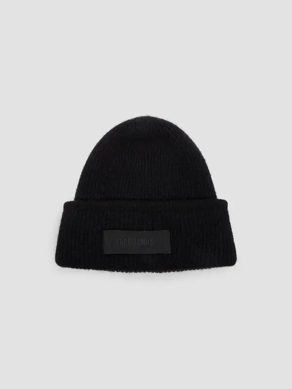 Jacquemus Logo Alpaca-blend Beanie