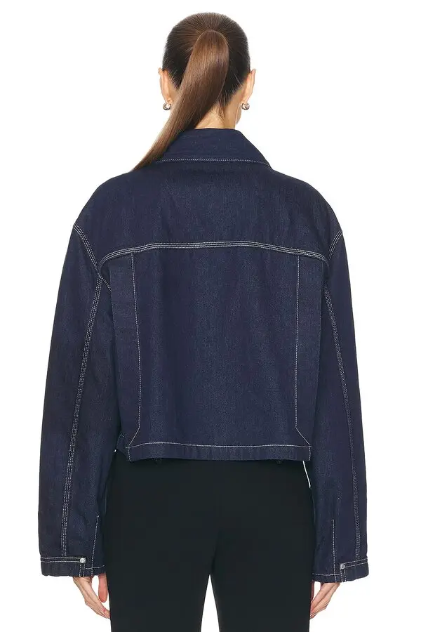 Stella McCartney Hardware Detailed Denim Jacket