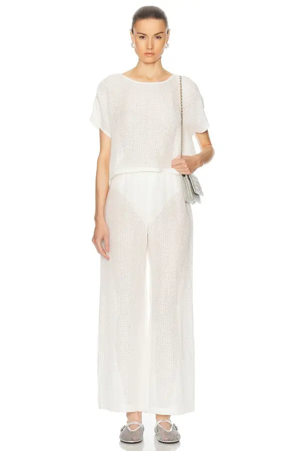 LESET Stella Wide Leg Pant