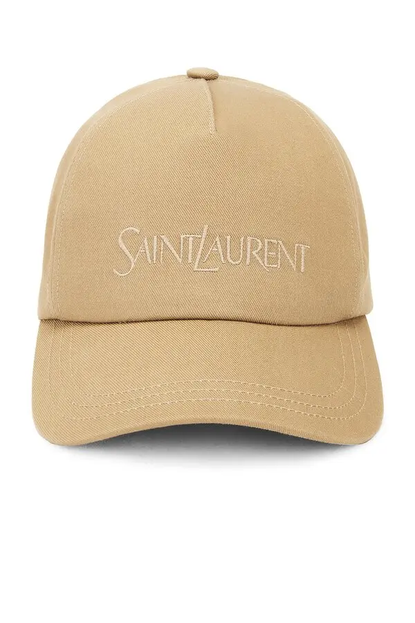 Saint Laurent Vintage Cap - Beige