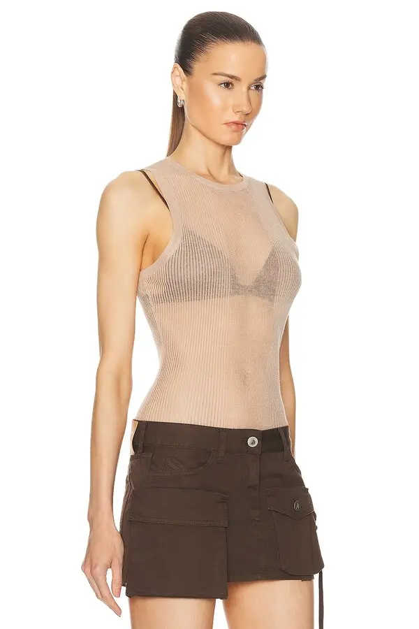 SEROYA Jori Rib Knit Tank Top