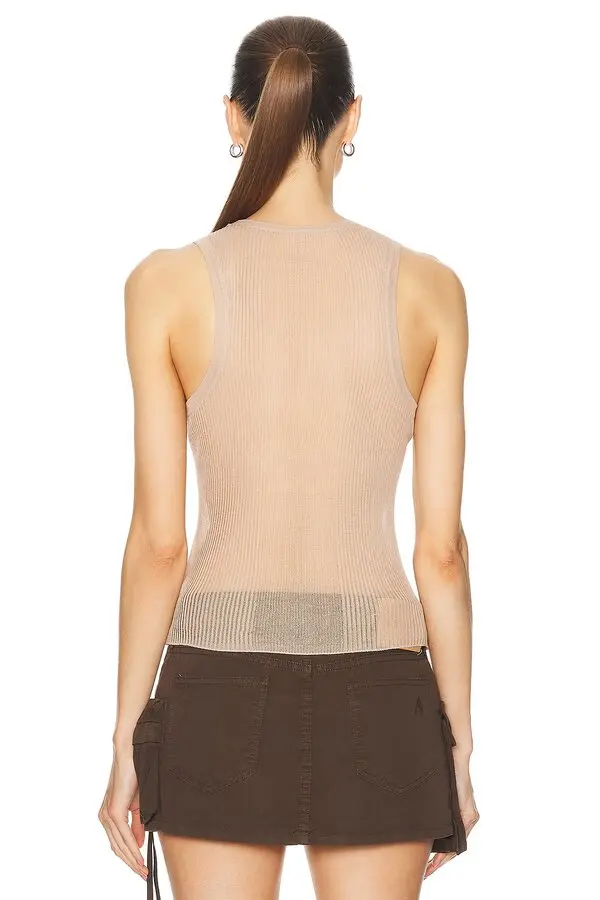 SEROYA Jori Rib Knit Tank Top