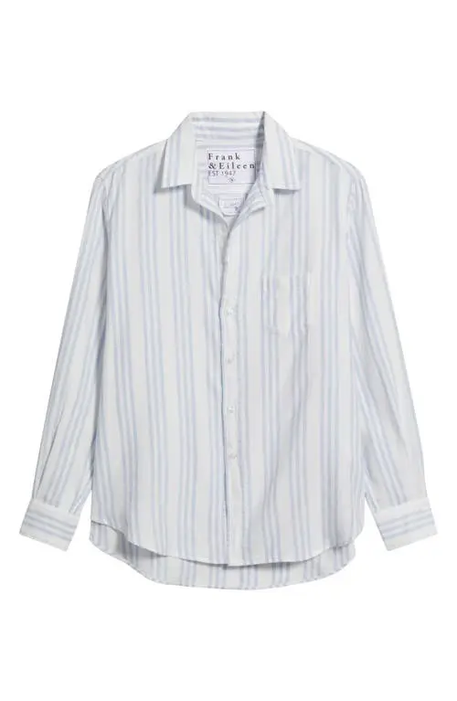 Frank & Eileen Eileen Relaxed Button-up Shirt - Multi Blue Stripe