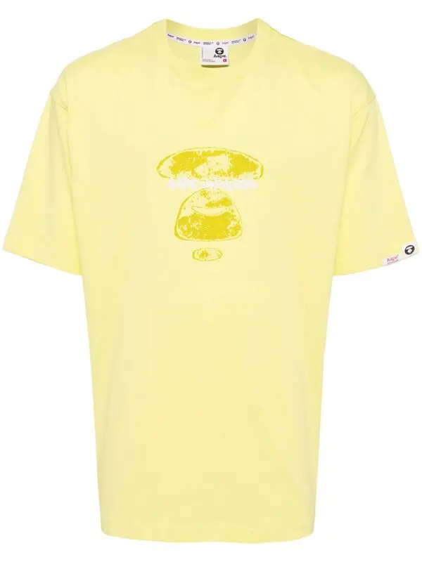 AAPE BY *A BATHING APE Logo-print Cotton T-shirt