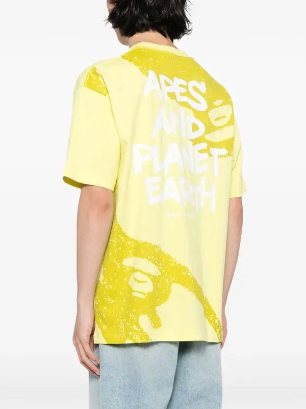 AAPE BY *A BATHING APE Logo-print Cotton T-shirt