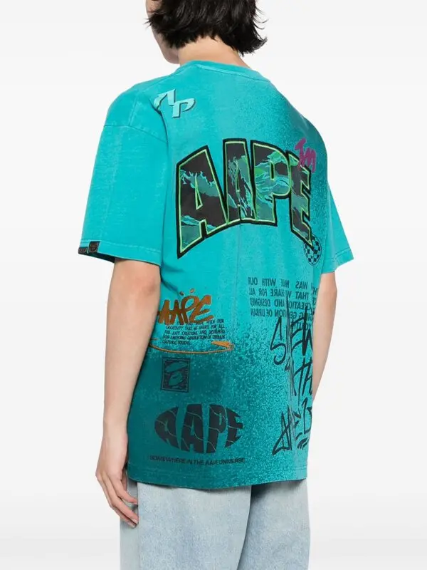 AAPE BY *A BATHING APE Fancy Cotton T-shirt