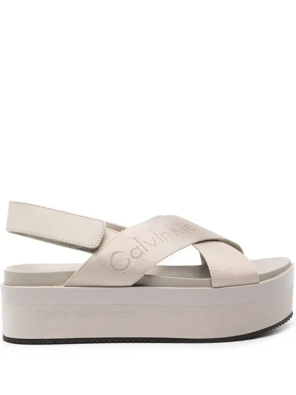 Calvin Klein 55mm Flatform Slingback Sandals