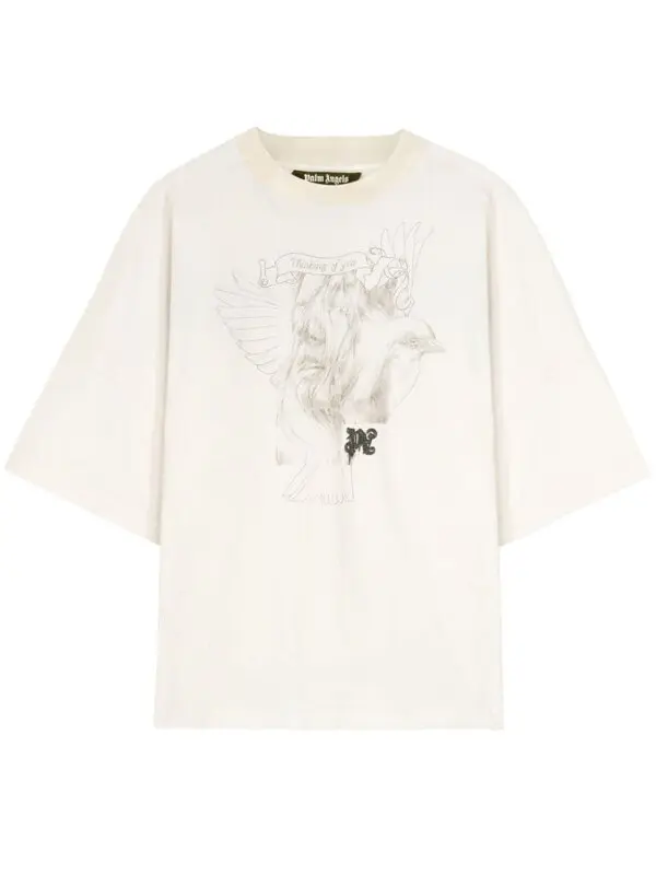Palm Angels Graphic-print Cotton T-shirt