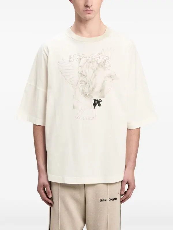 Palm Angels Graphic-print Cotton T-shirt