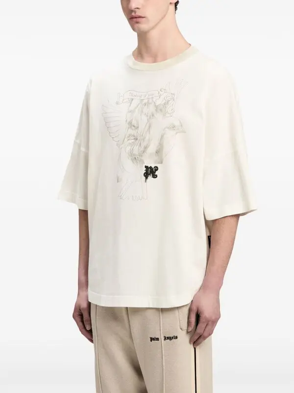 Palm Angels Graphic-print Cotton T-shirt