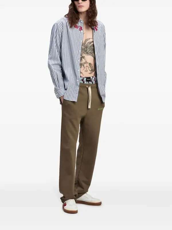 Palm Angels Logo-embroidered Track Pants