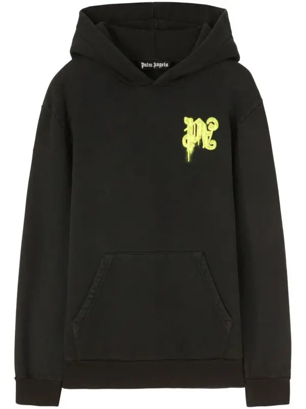 Palm Angels Thinking Pencil Cotton Hoodie