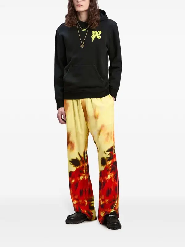 Palm Angels Thinking Pencil Cotton Hoodie