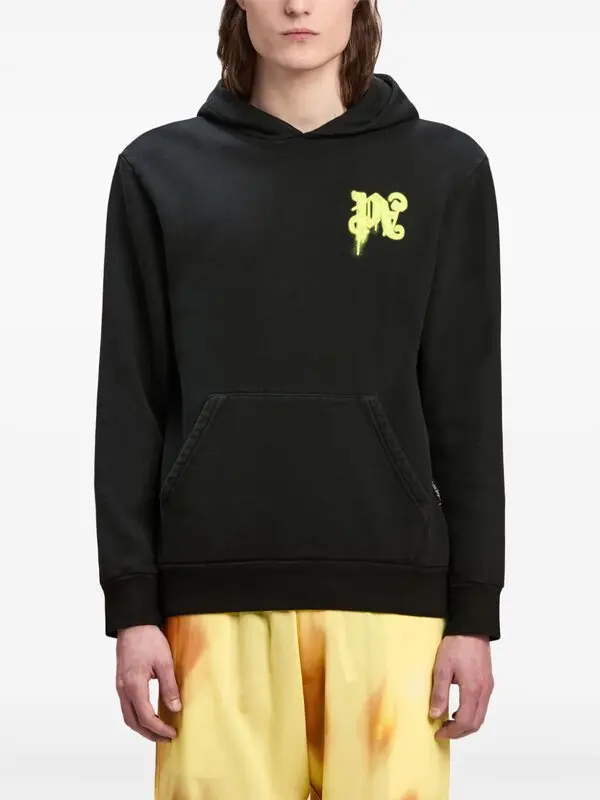 Palm Angels Thinking Pencil Cotton Hoodie