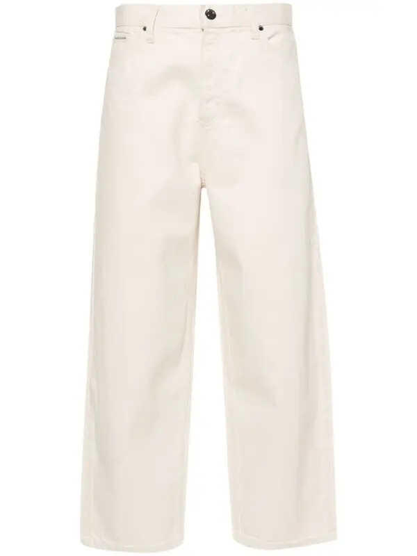 Calvin Klein High-rise Cropped Jeans
