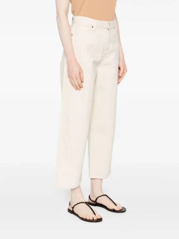 Calvin Klein High-rise Cropped Jeans