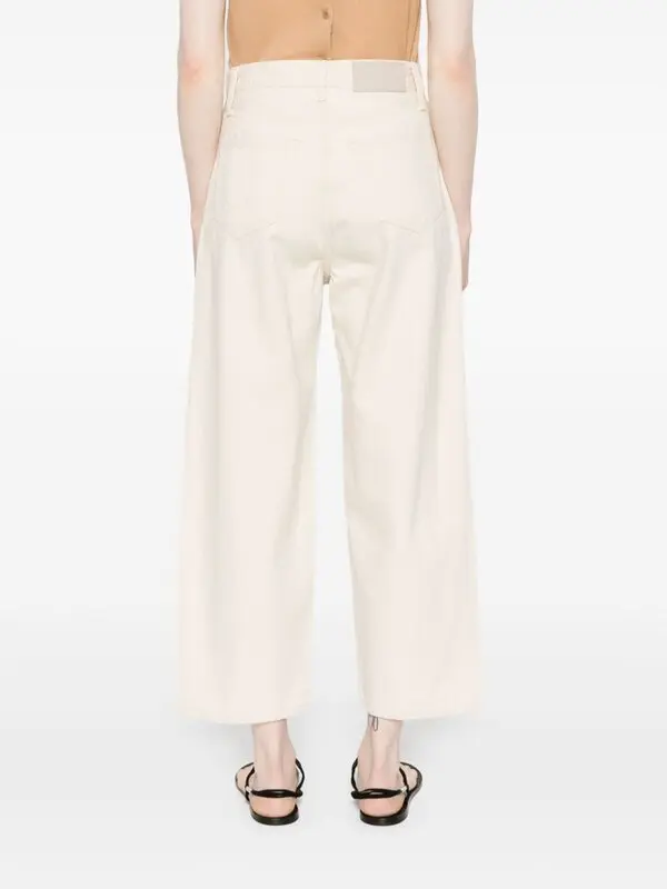 Calvin Klein High-rise Cropped Jeans