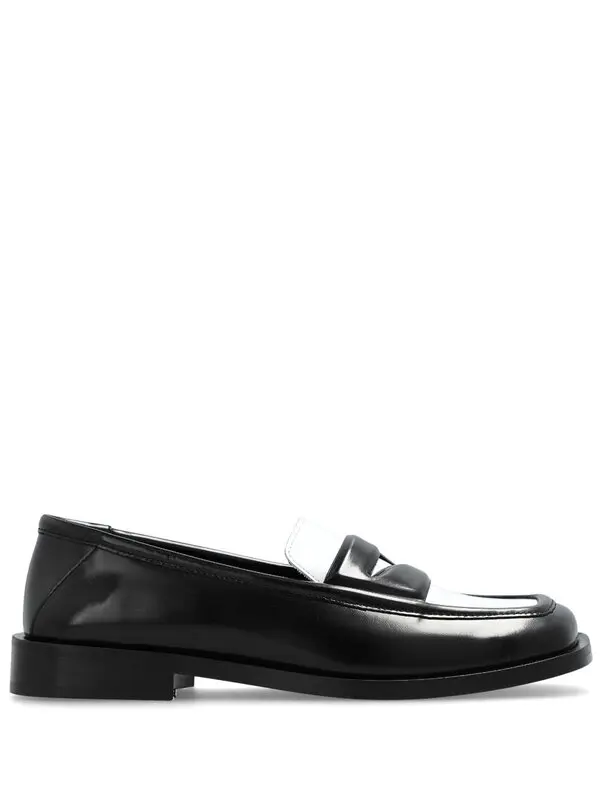 Attico Amanda Leather Loafers - White