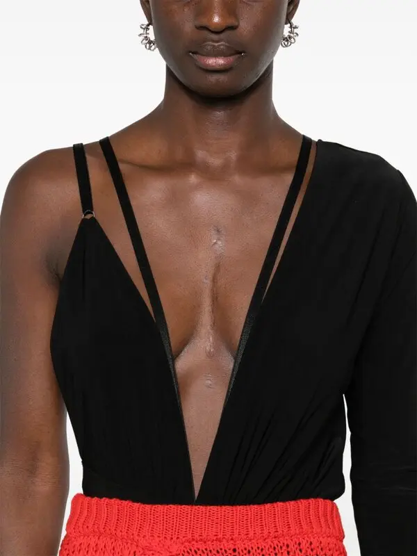Alchemy Fashions X Lia Aram V-neck Strapped Bodysuit