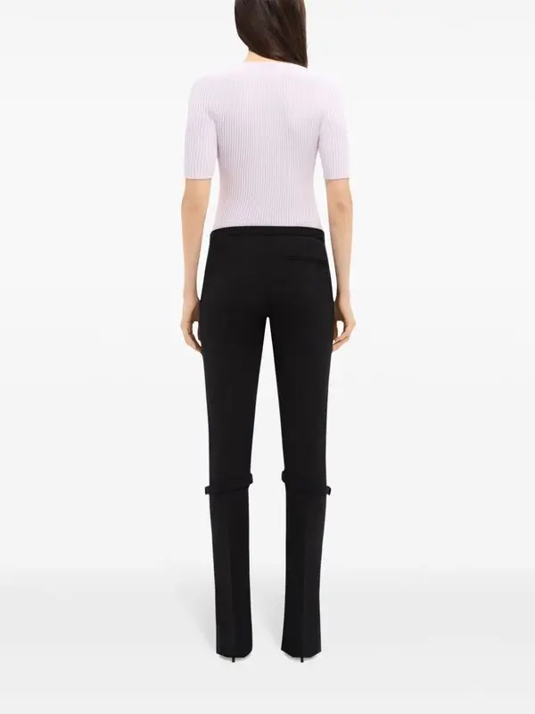 COURREGES Ribbed Knit Sweater - Pink